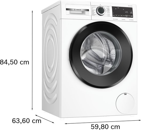 Bosch WGG246ZCNL - Serie 6 - Wasmachine - Wasmachine met stoom - 1600 ...