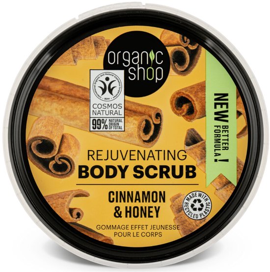 20 x Organic Shop - Rejuvenating Body Scrub Cinnamon - Exfoliërend en ...