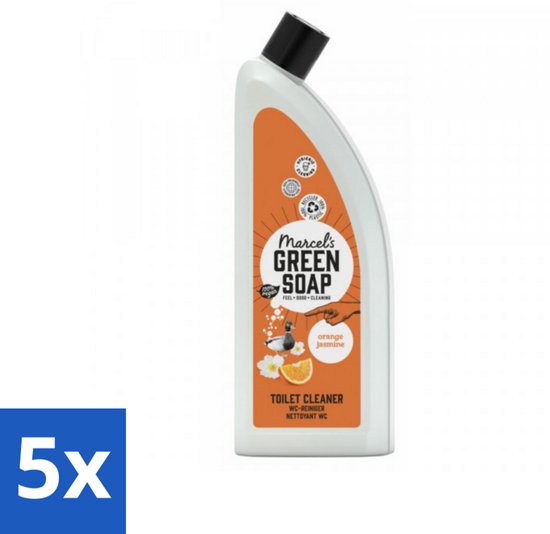 5 x Marcel's Green Soap - Toiletreiniger - Sinaasappel & Jasmijn ...