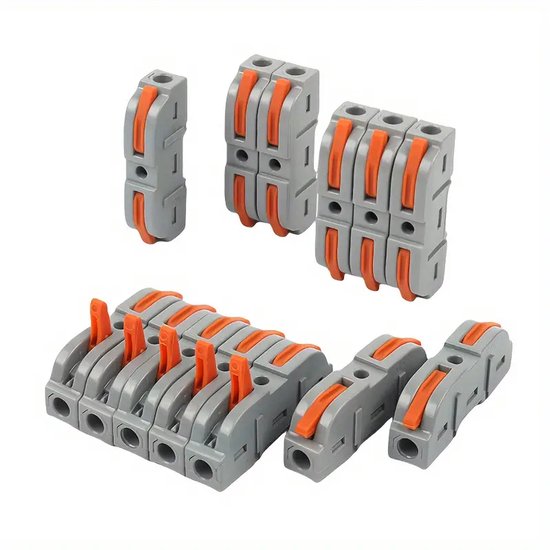 assortimentsdoos - Connectors/Kroonsteentjes voor massieve en soepele ...