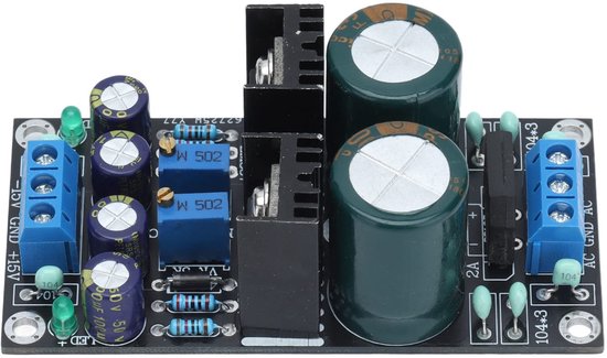 Power Board Adjustable Voltage Regulator Module AC 10‑24V To DC 1.25V ...