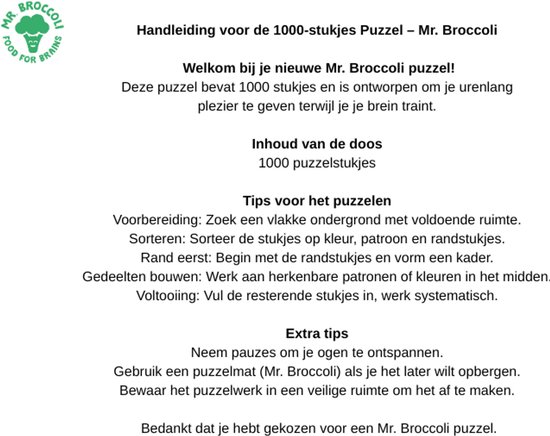 Mr. Broccoli 5 x 1000 Stukjes Puzzel City Collection - 5 in 1 Legpuzzel ...