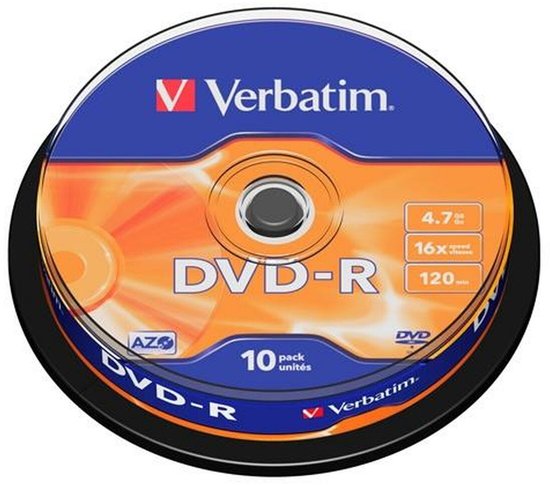 DVD-R Verbatim 4,7 GB 16x (20 Stuks) | bol