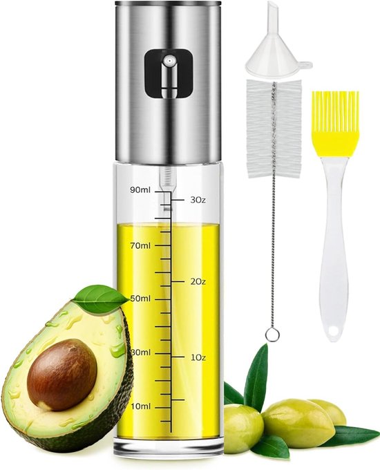 Oliesproeier voor spijsolie sproeier, oliespuitfles, heteluchtfriteuse ...