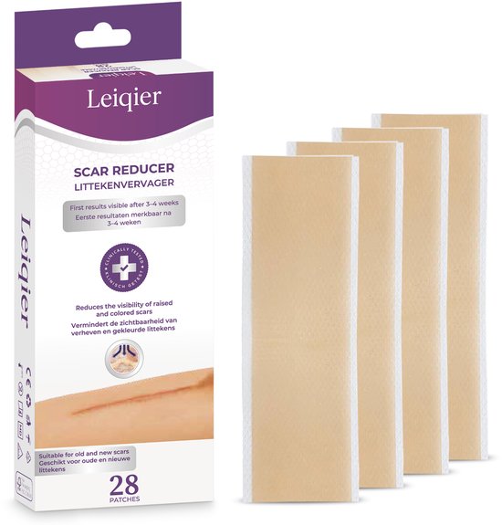 Leiqier Siliconen Littekenvervagers – 28 Patches (3×12 cm) – Litteken ...