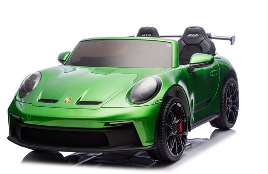 Porsche 911 GT3 - 2 persoons Elektrische Kinderauto 24V - 4x4 - Groen | bol