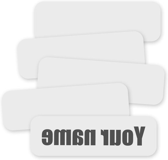 JHubers Goods - - Beschrijfbare Zelfklevende Kledinglabels - 100 stuks ...