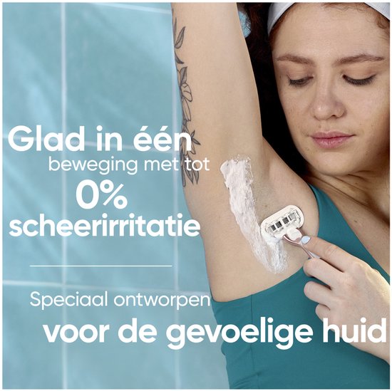 Gillette Venus Pro Smooth Sensitive - 10 Scheermesjes Voor Gevoelige ...