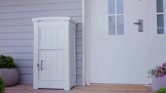 Keter Parcel Box - Pakketbrievenbus - 53x62x112 cm - Antraciet | bol