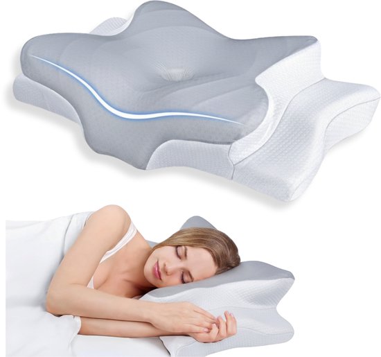 VitaPillow® Ademvrij Hoofdkussen - Vlinderkussen - Anti Snurk - CPAP ...