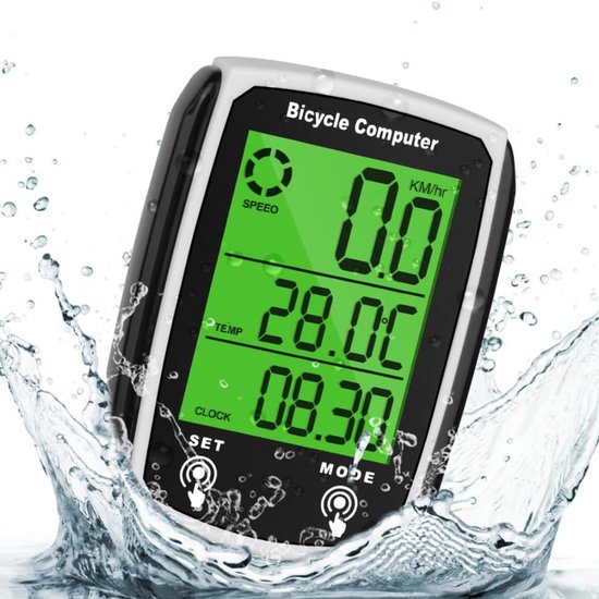 Kilometerteller Fiets - Snelheidsmeter - Fietscomputer Draadloos | bol