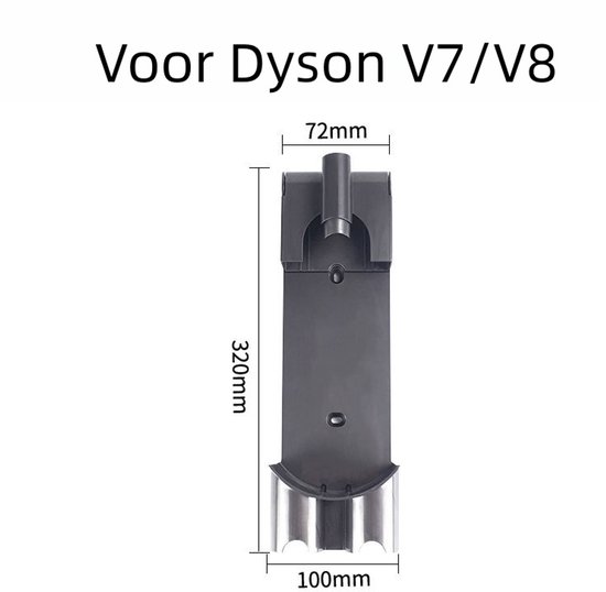 Wandbeugel Oplaadstation - Voor Dyson V7 V8 Draadloze Stofzuiger - Stofzuiger Muur... | bol