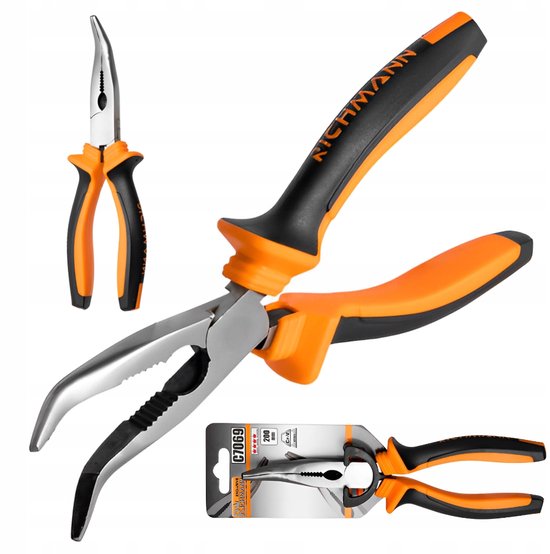 Richmann 200mm Gebogen Professionele Tang - CR-V Staal | bol