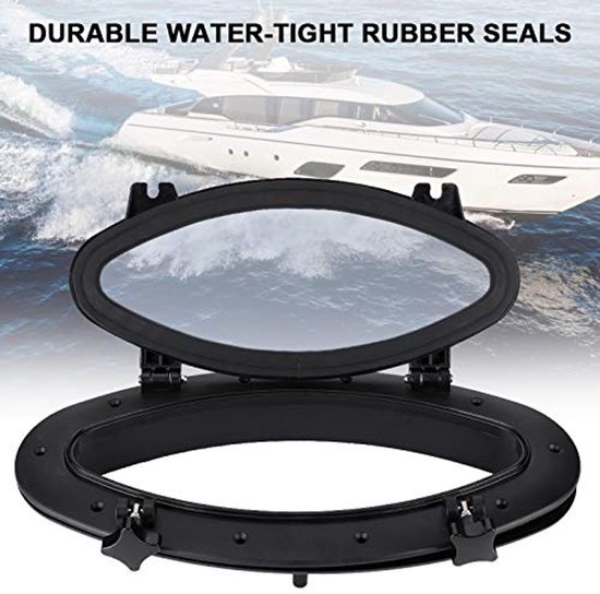 Boat Porthole Window, 410X220 ABS Molded Oval Porthole Window Reliable ...