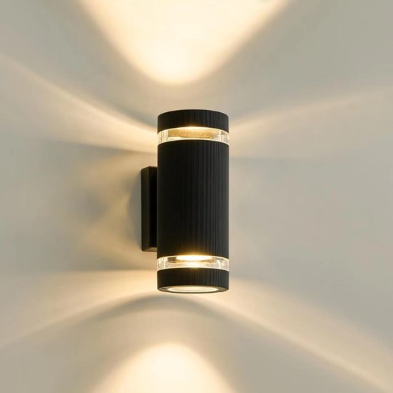 LED Wandlamp Buiten - Up Down Buitenlamp - IP65 GU10 ...