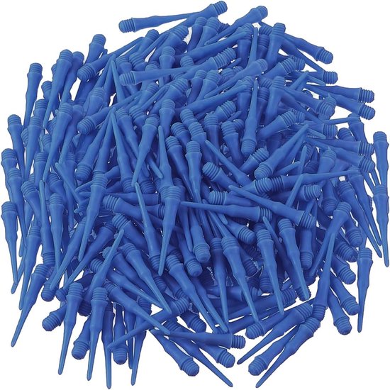 Softdart Tips - 200 Stuks - Plastic Tip Blauwe Dart Tips - 2BA Draad ...