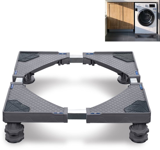 4 Voet Verstelbare Wasmachine Basis voor Droger, Wasmachine en Koelkast ...