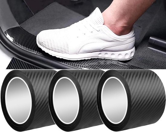 3 Pcs Car Door Sill Edge Protection Stickers - Universele Auto Sticker ...