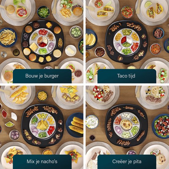 Princess Gourmetstel - Table Chef Pirouette Ø45cm - 103260 - 1100W - 8 ...