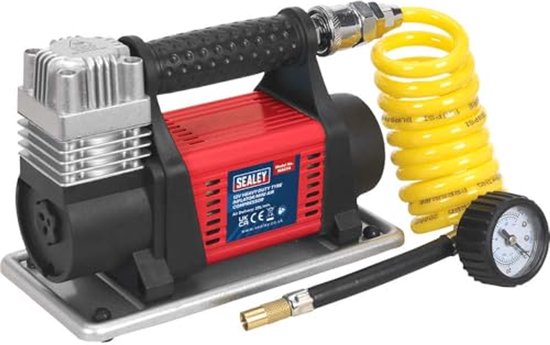 Zware Mini Luchtcompressor 12V voor Banden en Opblaasbare Voorwerpen | bol