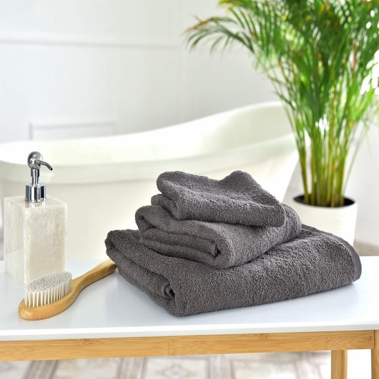 Handdoekenset-Badstof Handdoeken-50 x 100 cm-100% Katoen-Set van 8 ...