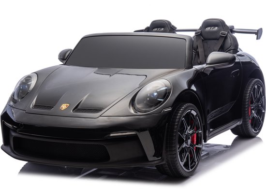 Porsche 911 GT3 - 2 persoons Elektrische Kinderauto 24V - 4x4 - Zwart | bol