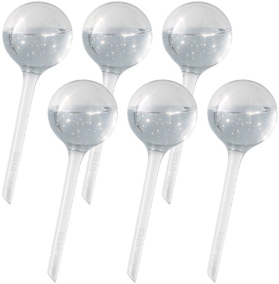 Grovita Waterdruppelaar voor Planten - Set van 6 Stuks - 250 ml - Ø 8 ...