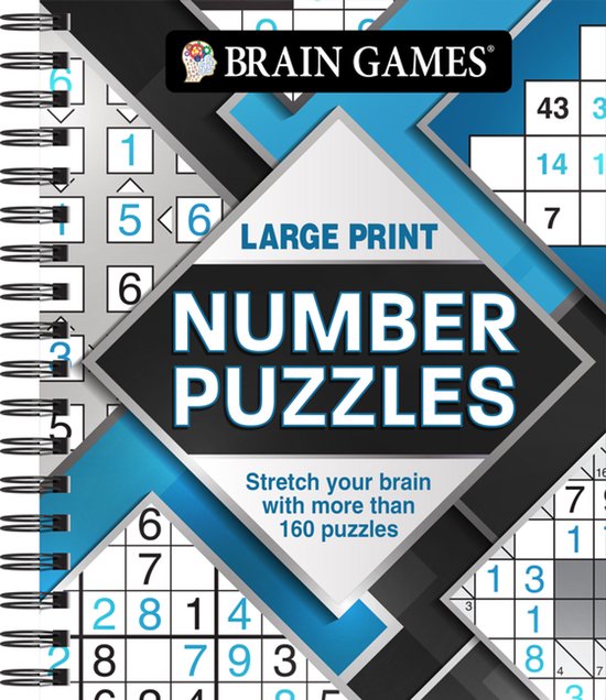 Brain Games Large Print- Brain Games - Large Print Number Puzzles ...