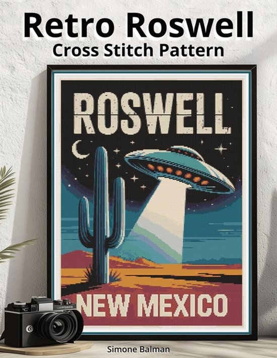 Wanderstitch: A Retro Travel Cross-Stitch Collection- Retro Roswell ...