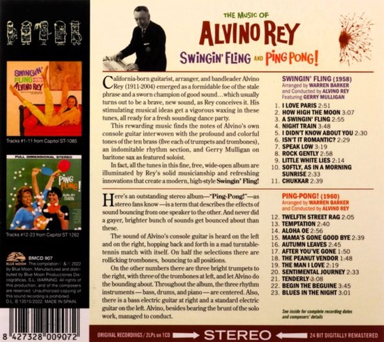 Alvino Rey - Swingin' Fling / Ping Pong (CD) | 8427328009072 | Boeken | bol