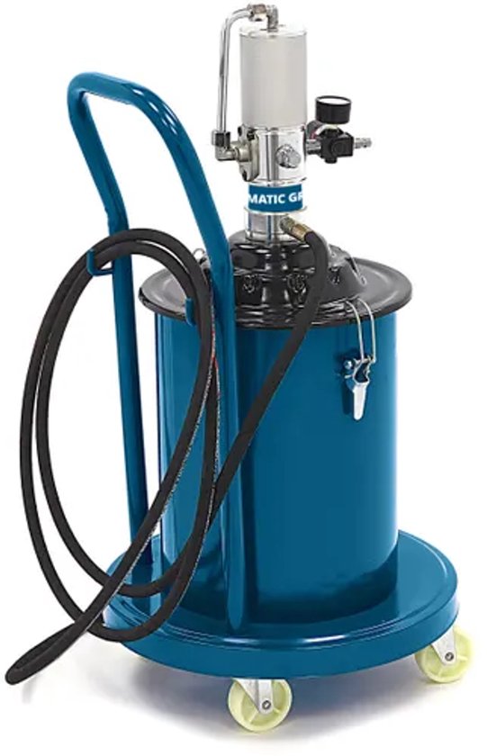 Lemato Mobiele Pneumatische Vetpomp - 20 Liter - 300-400 Bar - Op lucht ...