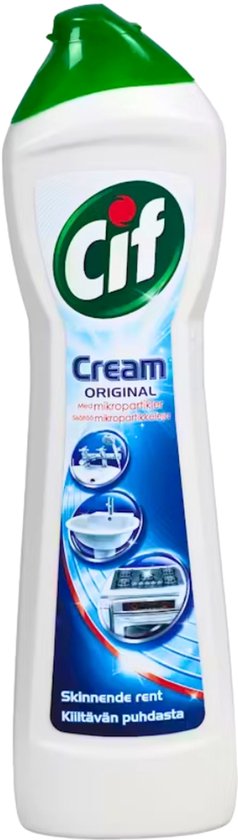 5 x Cif - Abrasif - Crème Original - Élimine 100 % des saletés - 500 ml ...