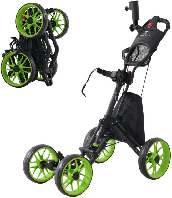CITYSPORTS BC2 Golftrolley - Golfkar - golfwagen - 4-wiel trolley ...