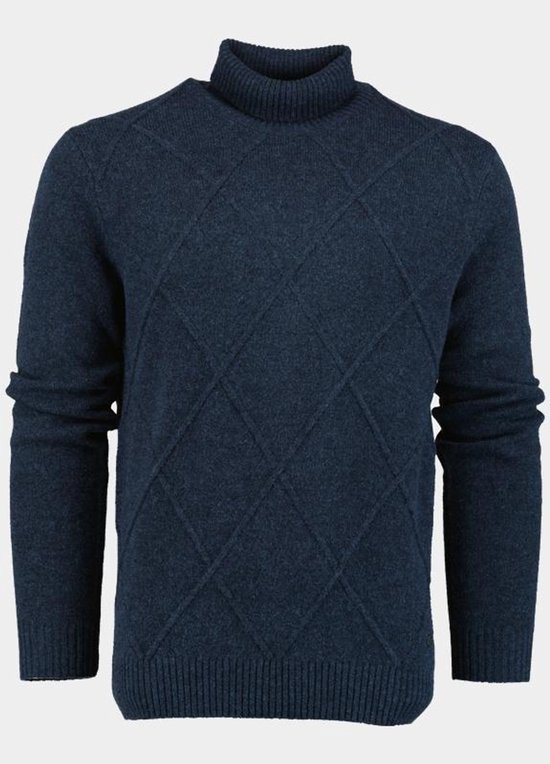 Marco Manzini Coltrui Blauw Zair Rollneck MMZ25305ZA33/290 navy | bol