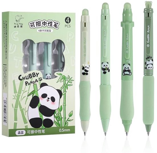 Uitwisbare Rollerball Pennen Set van 4 - 0.5MM | bol