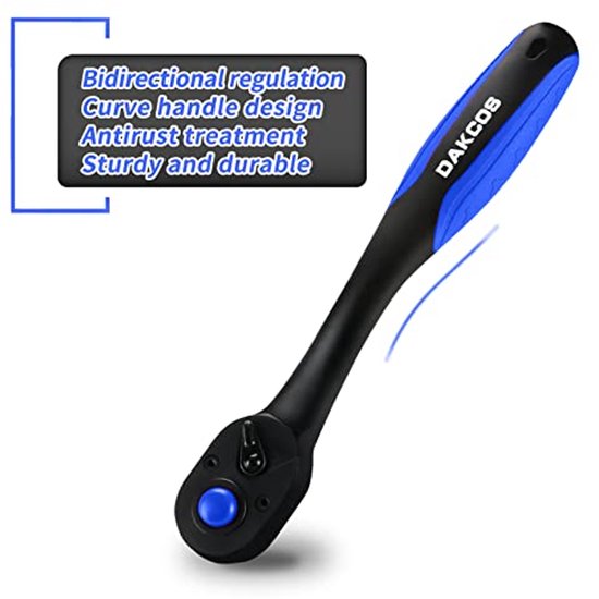 Ratel Dopsleutel 1/2" Drive met 72 Tanden - Quick Release en Chromen ...