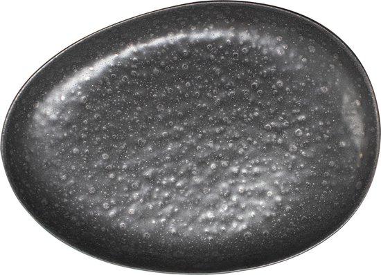 Gusta Table Tales - Bord - Zwart - Mineral - 27x20cm | bol.com