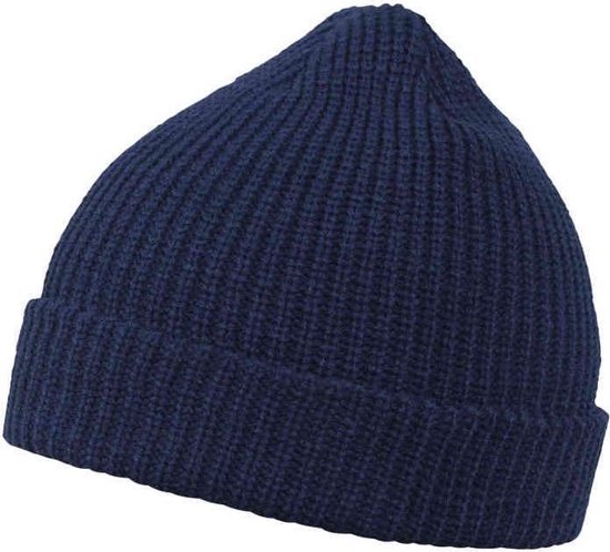 MasterDis beanie muts fisherman navy | bol.com