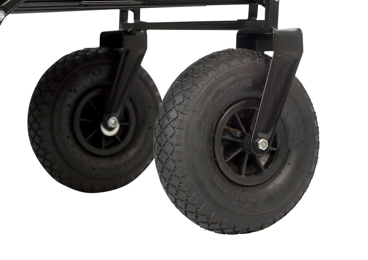 Bolderkar / Bolderwagen Opvouwbaar Zwart met Luchtbanden & Huif | bol.com