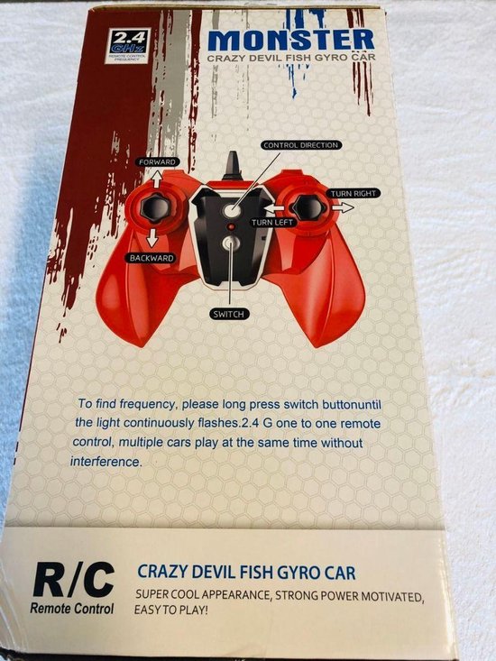 MaxTronic Monster Crazy Devil Fish Gyro Car | bol