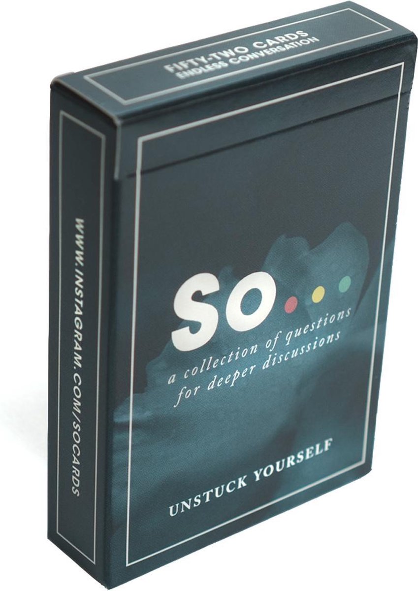 So Cards: Unstuck Yourself - questions for conversation and self ...