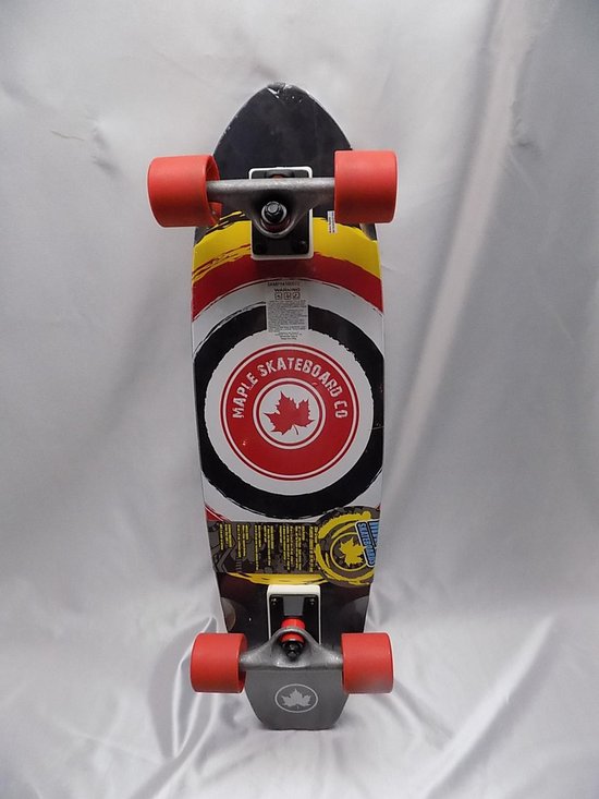 Skateboard Maple 28 inch cruiser, single kicktail | bol.com