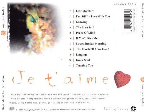Bert Matschat - Je T'aime, Bert Matschat | CD (album) | Muziek | bol