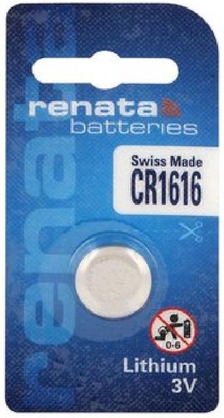 Lithium batterij Renata CR1616 (blister) 1 stuk | bol