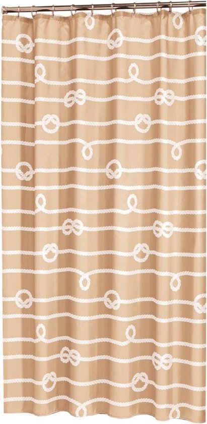 Sealskin Rope Douchegordijn 180x200 cm - Polyester - Zand | bol.com