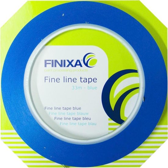 Finixa fine line tape blauw - FOL309 - 9mm | bol.com