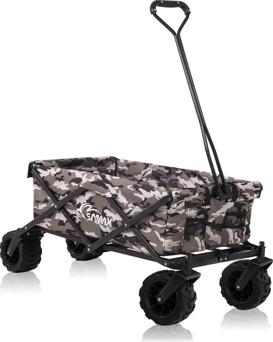 Bolderkar - Opvouwbare handkar - Offroad - Camouflage | bol.com