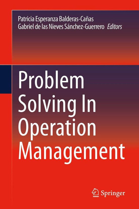 Problem Solving In Operation Management (ebook) | 9783030500894 ...