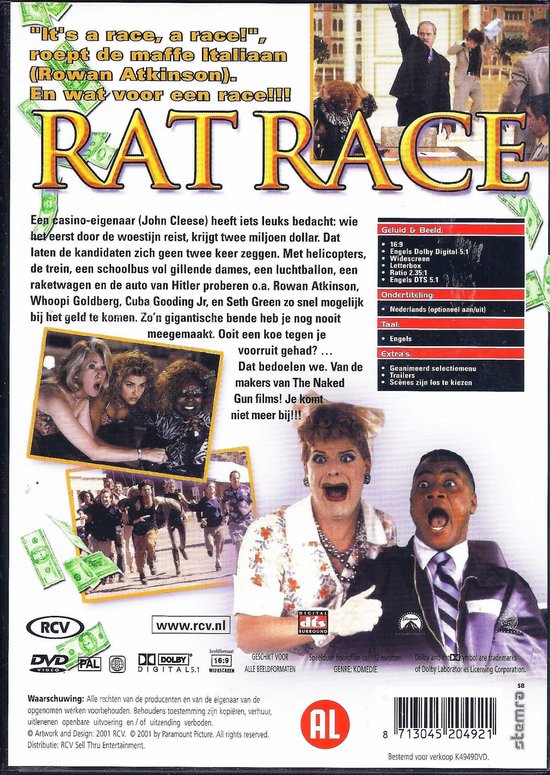 Rat Race (Dvd), Rowan Atkinson | Dvd's | bol
