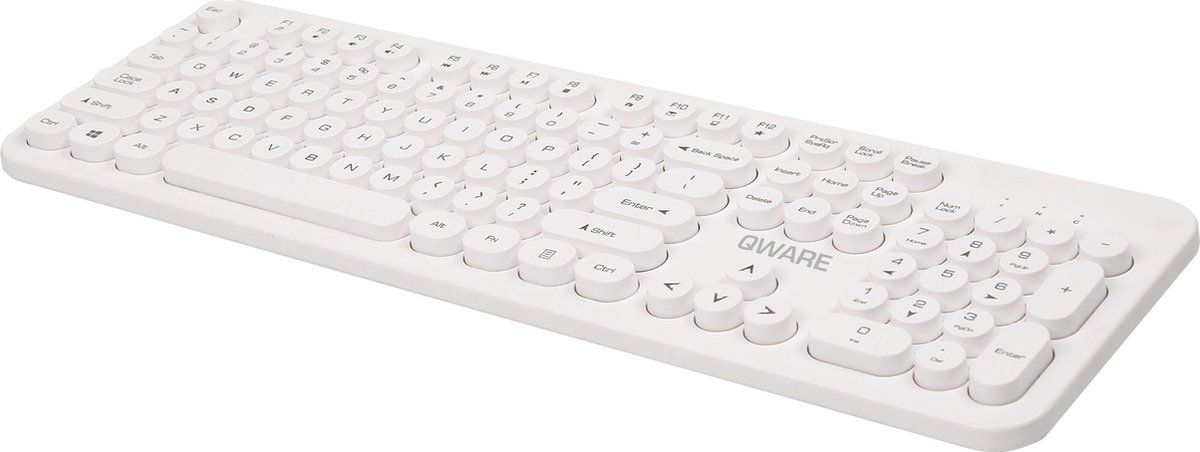 Qware Office - Toetsenbord - Draadloos - 2.4ghz - USB - Design ...